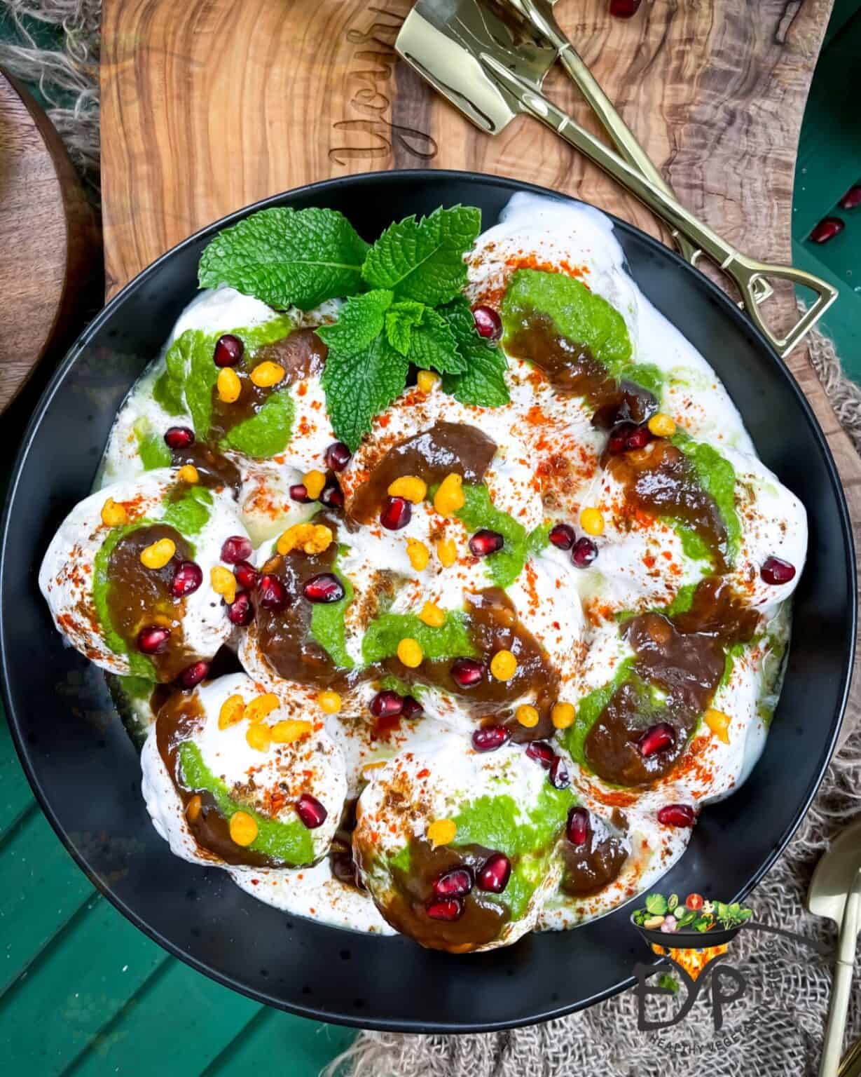 Dahi Vada / Dahi Bhalla - No Deep-Fry Recipe - Enhance Your Palate