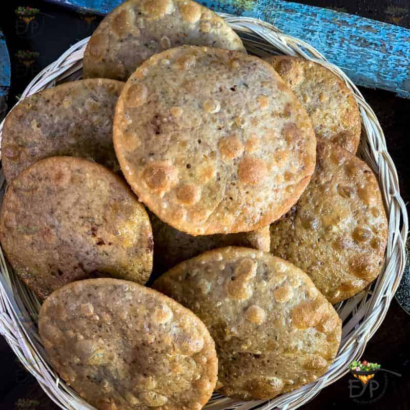 Khasta Bedai: Urad Dal Stuffed Crispy Kachori - Enhance Your Palate
