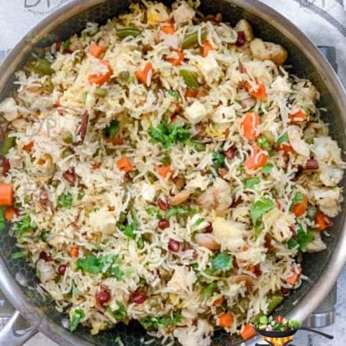 Navratan Pulao - Instant Pot Rice Recipe - Enhance Your Palate