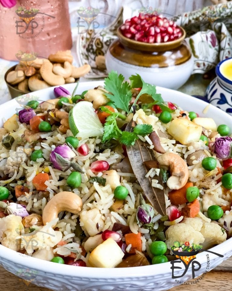 Navratan Pulao - Instant Pot Rice Recipe - Enhance Your Palate