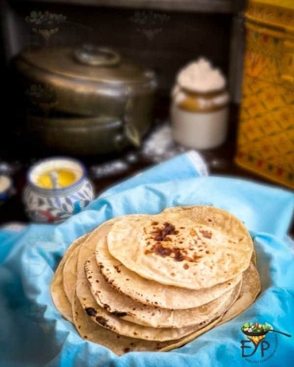 Chapati / Phulka / Roti - Soft Thin Indian Flatbread - Enhance Your Palate
